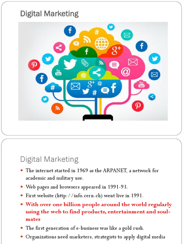 Module 1 Digital Marketing | PDF | Digital Marketing | Online Advertising