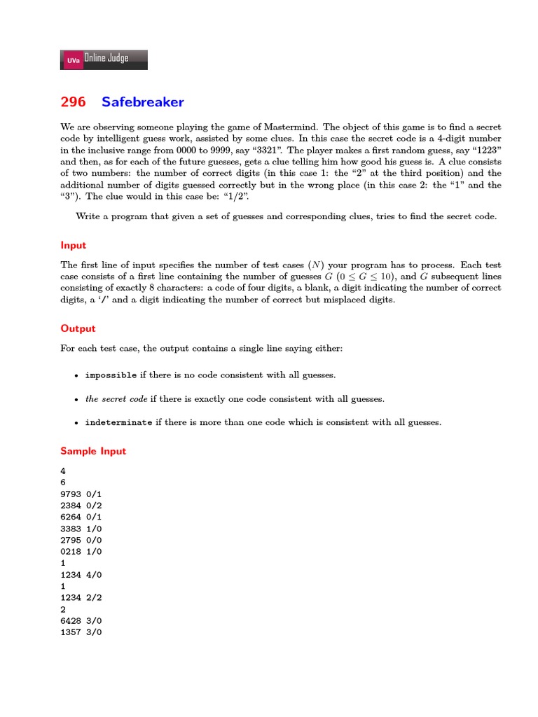 Safebreaker: Input | PDF