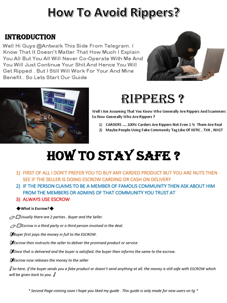 How To Stay Safe Form Ripper Carding | PDF | Social Science | Law