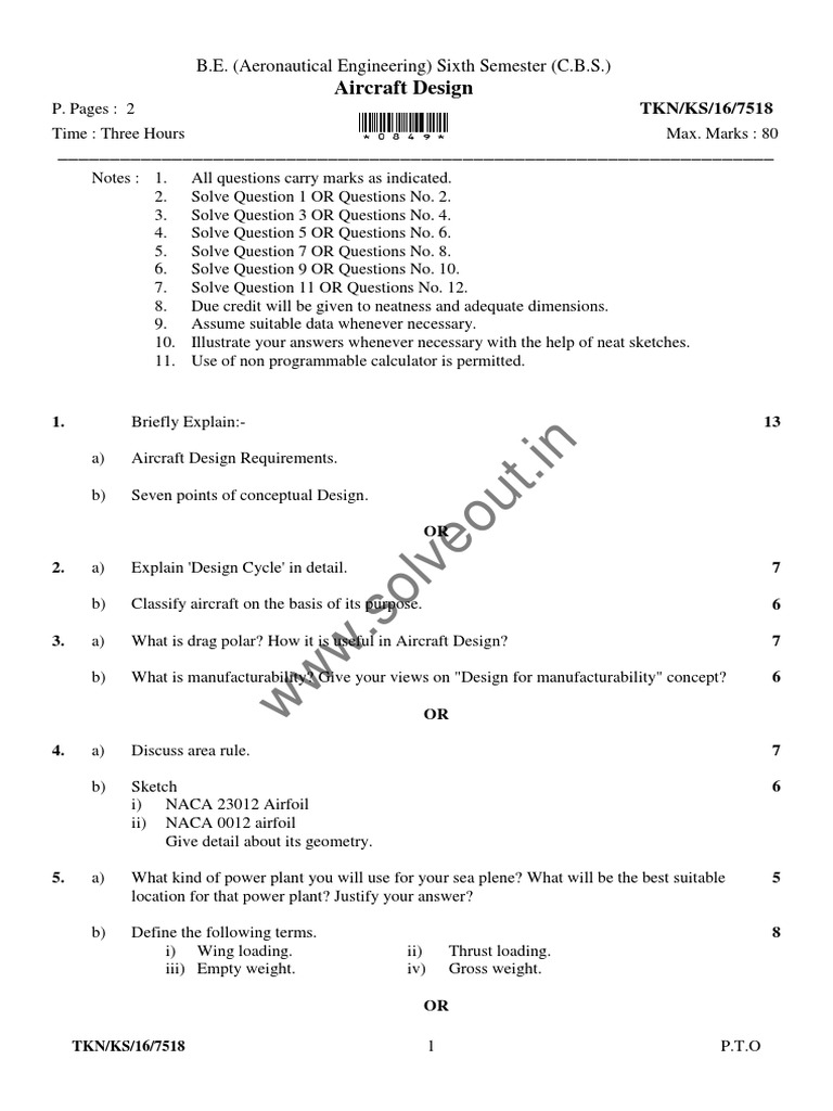 Aircraft Design Watermark | PDF | National Advisory Committee For ...