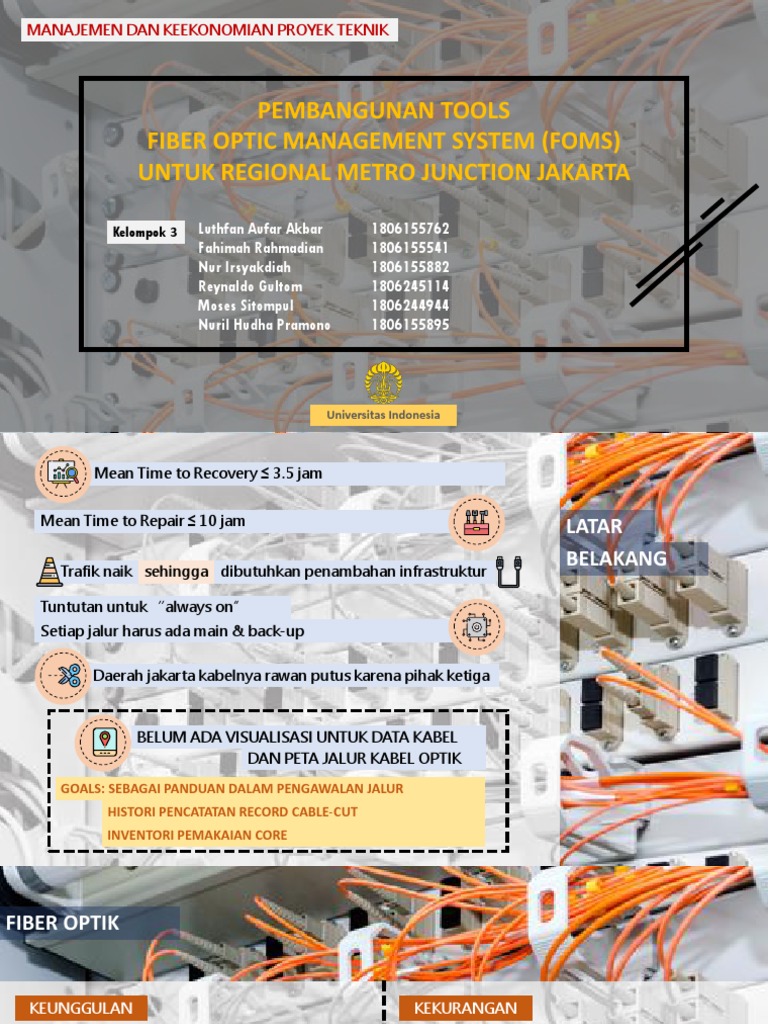Pembangunan Tools Fiber Optic Management System Untuk RMJ Jakarta | PDF