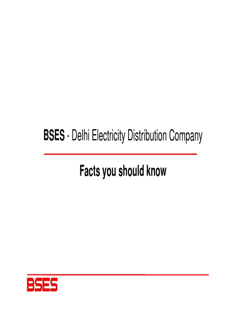 Understanding Tariff BSES | PDF | Commodity | Electric Power Transmission