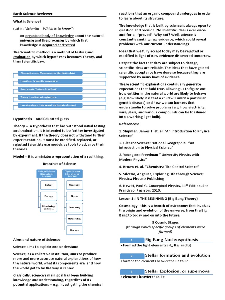 Earth Science Reviewer for Grade 11 | PDF | Atmosphere Of Earth ...