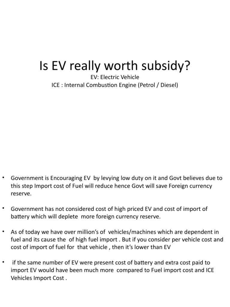 Ev Vs Ice Final PPT (30695) | PDF | Electric Vehicle | Internal ...