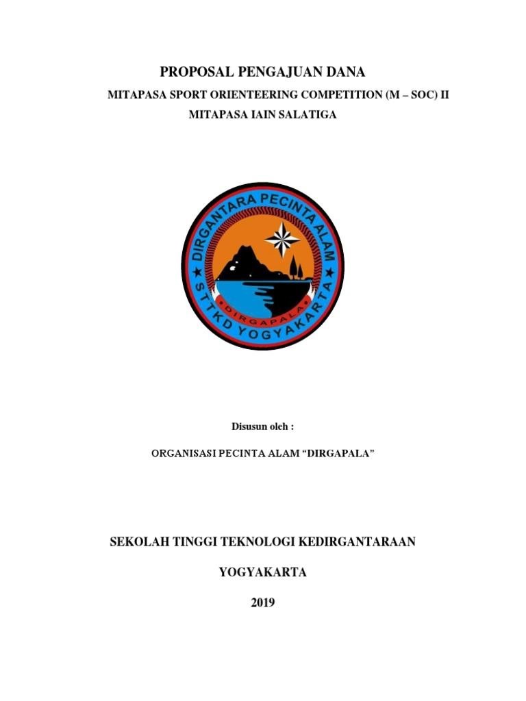 Proposal Pengajuan Dana Organisasi | PDF