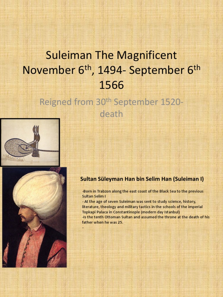 Suleiman the Magnificent PDF | Ottoman Empire | Religion And Belief