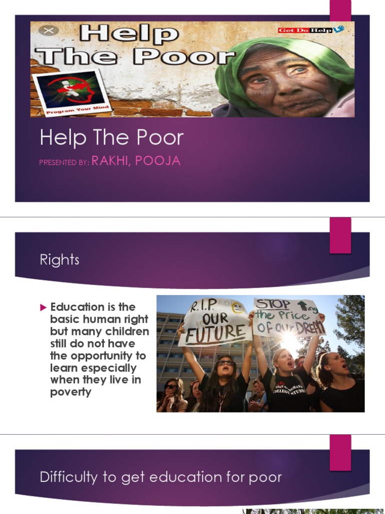 Help The Poor: Rakhi, Pooja | PDF