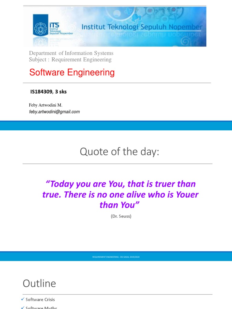 RKPL 2019 - Introduction To SE (Pert. 2) | PDF | Software Development ...