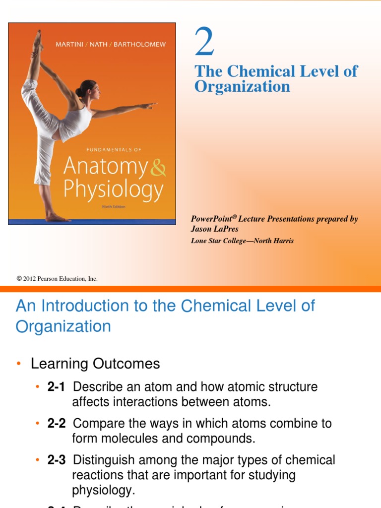 The Chemical Level of Organization: Powerpoint Lecture Presentations ...