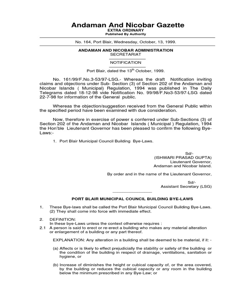 Andaman and Nicobar Administration | PDF | Brick | Wall