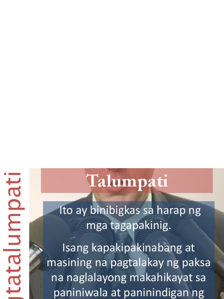 Talumpati | PDF