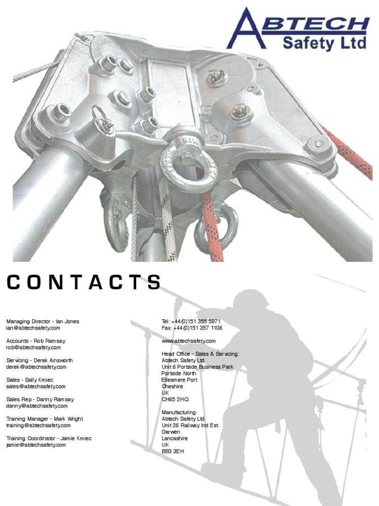 Abtech Safety 2010 Email | PDF | Rope | Anchor