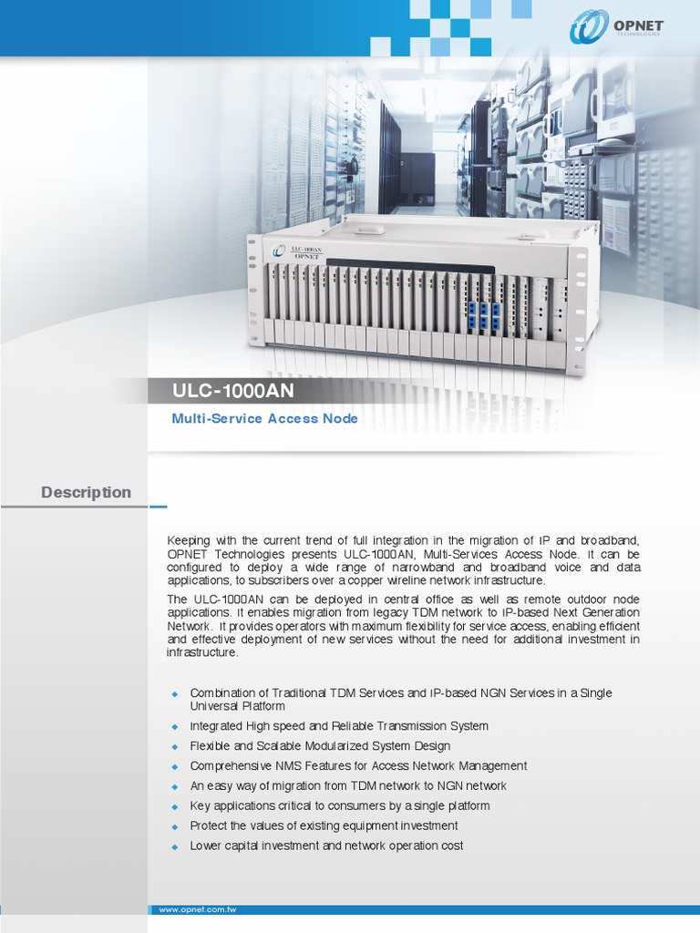 DM Ulc 1000an | PDF | Voice Over Ip | Computer Network