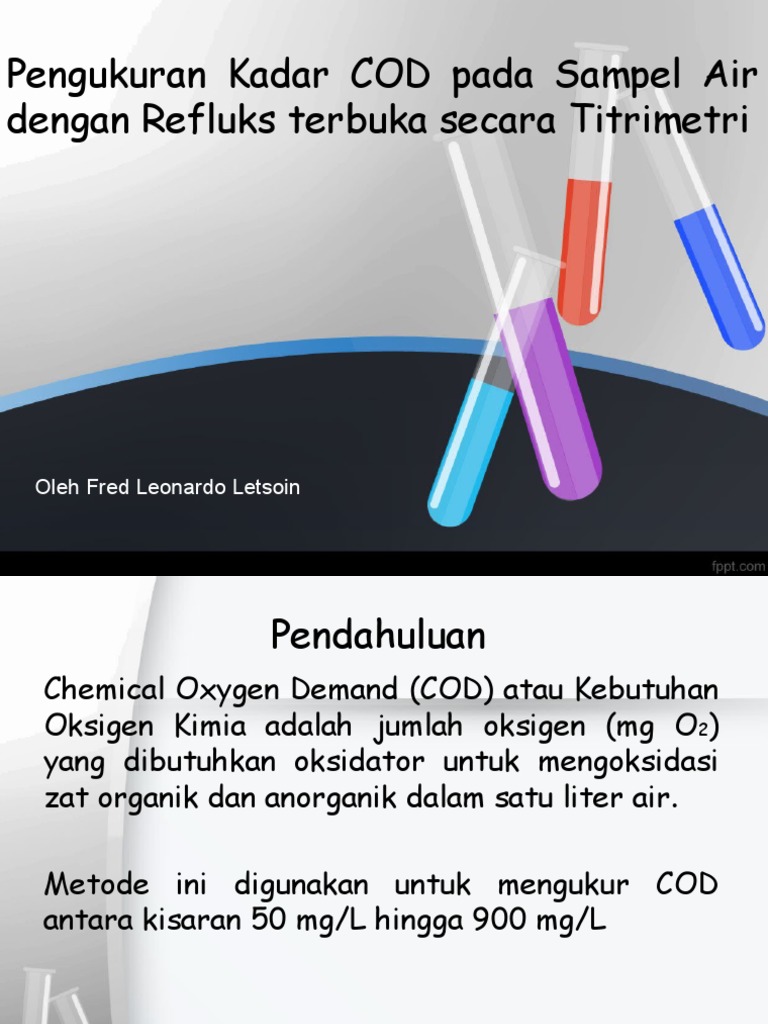 Pengukuran COD Dalam Air Limbah | PDF