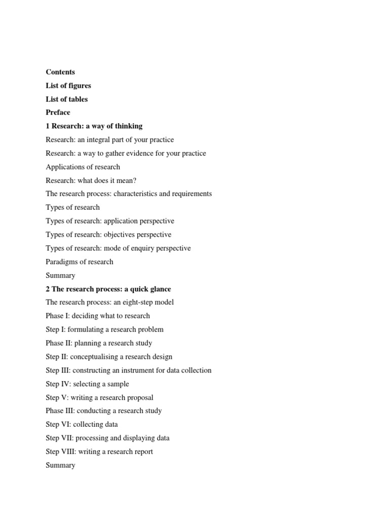 Contents of Ranjit Kumar Book | PDF | Quantitative Research | Evaluation