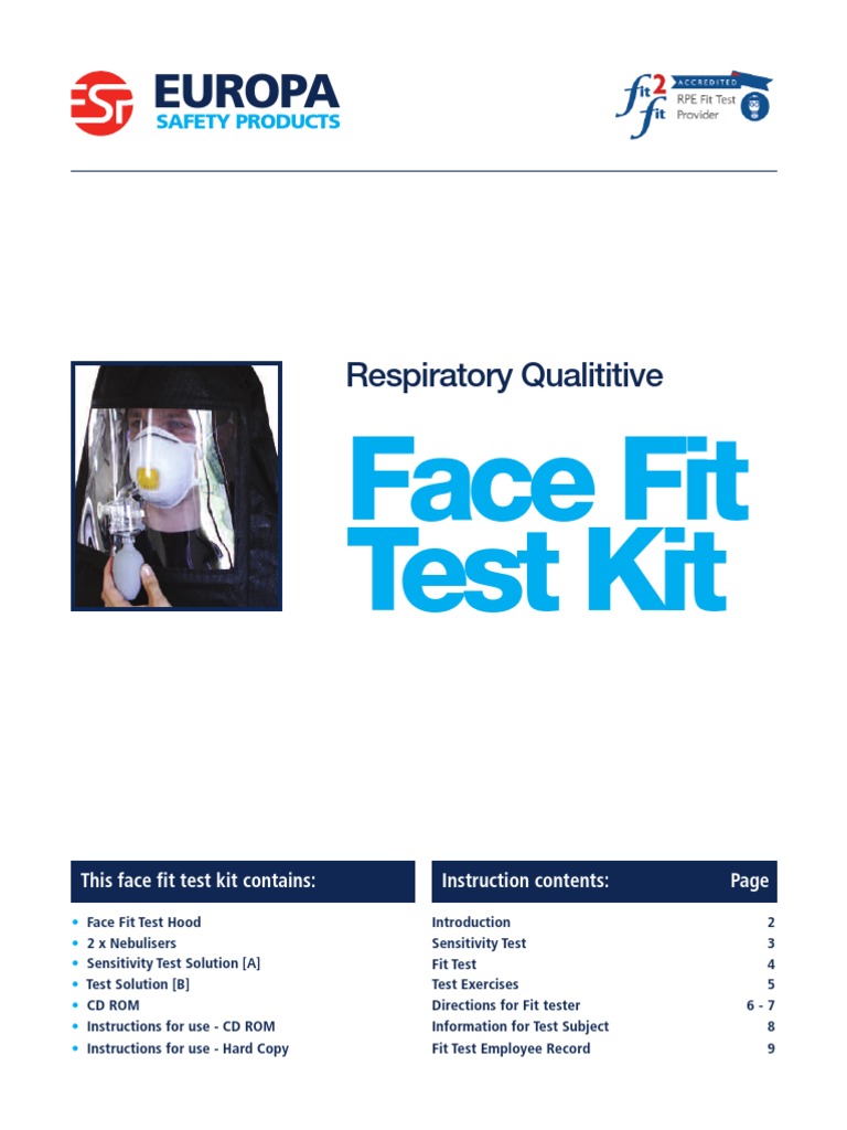 Europa: Face Fit Test Kit | Download Free PDF | Nature
