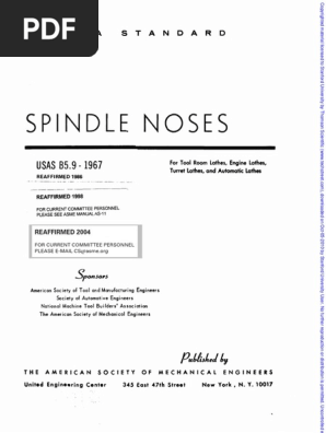 Three Types Of Spindle Noses Clipart
