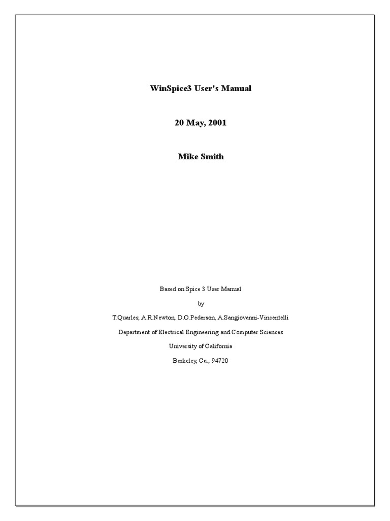 Spice Man | PDF | Electrical Network | Bipolar Junction Transistor