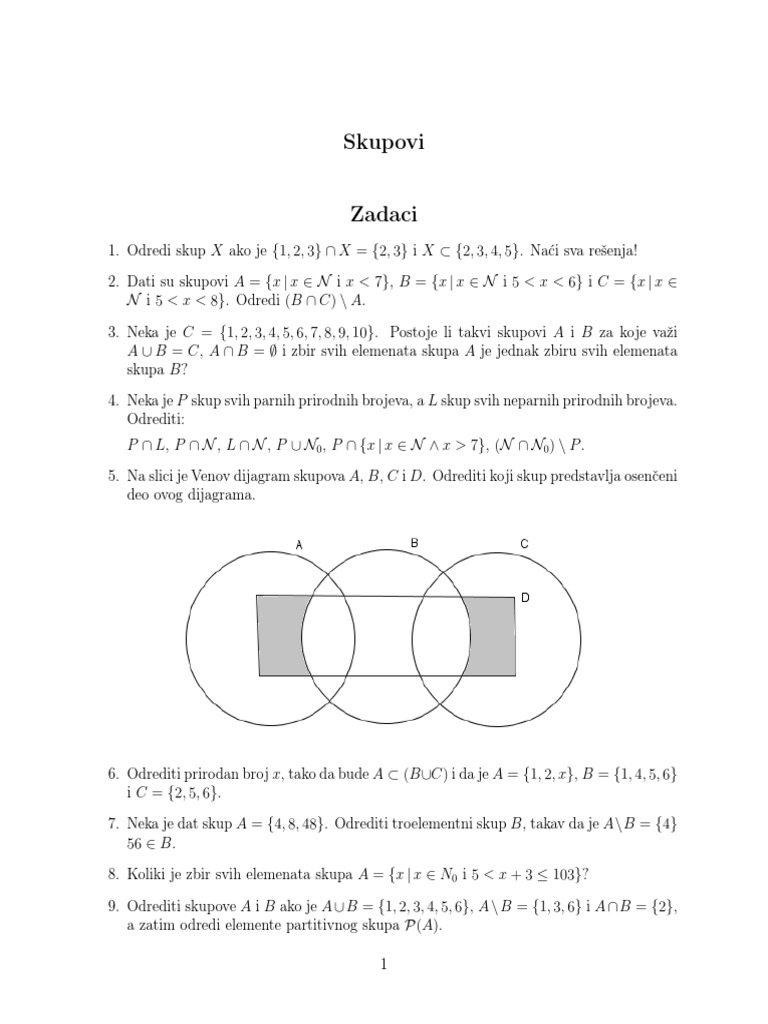 Skupovi | PDF