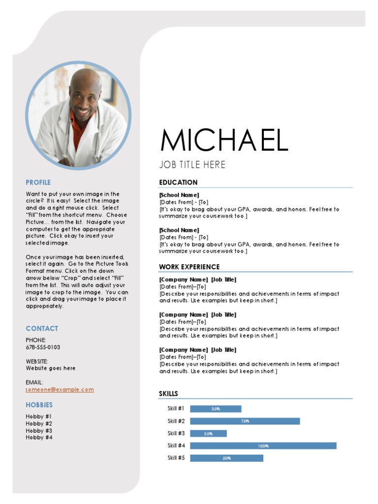 Resume Template - Michael | PDF | Career & Growth