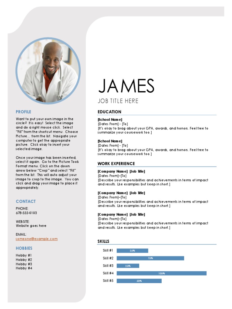 James Resume Template Guide | PDF