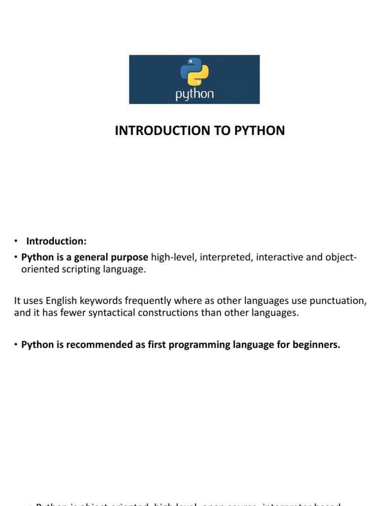 UNIT-1 Modules | PDF | Variable (Computer Science) | Python ...