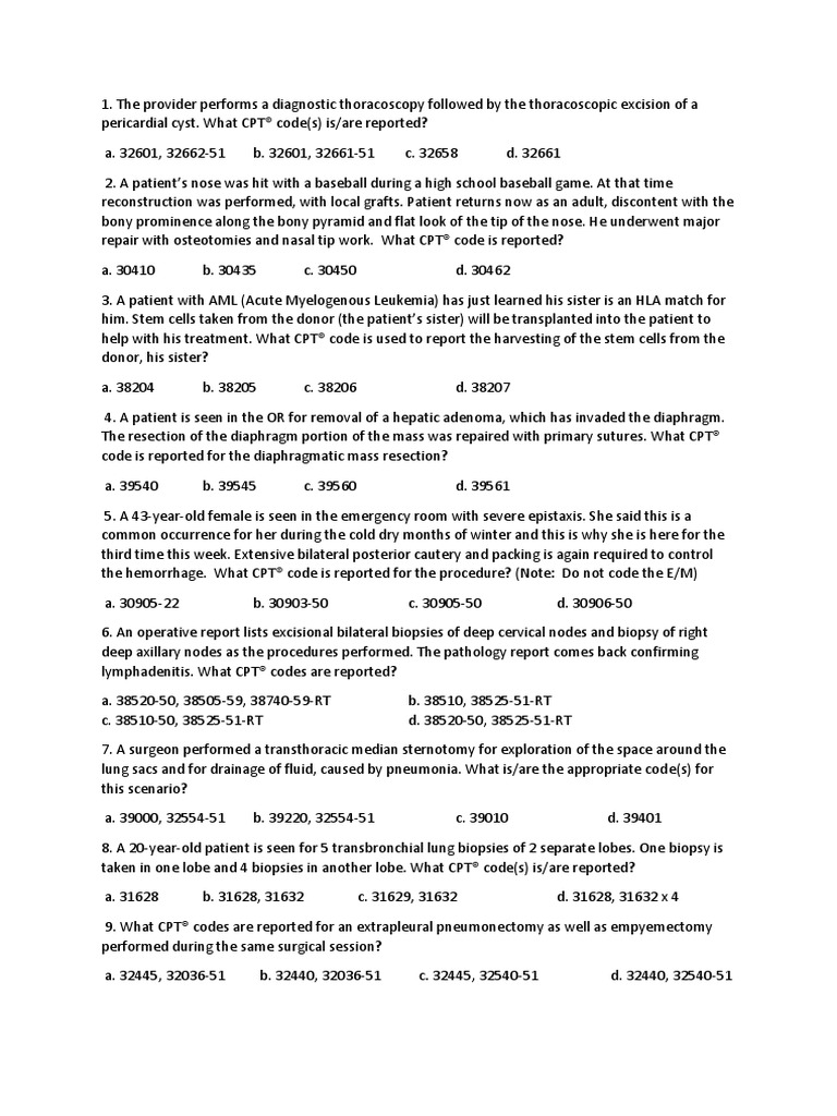 Respiratory Sys Questions | PDF | Biopsy | Human Nose