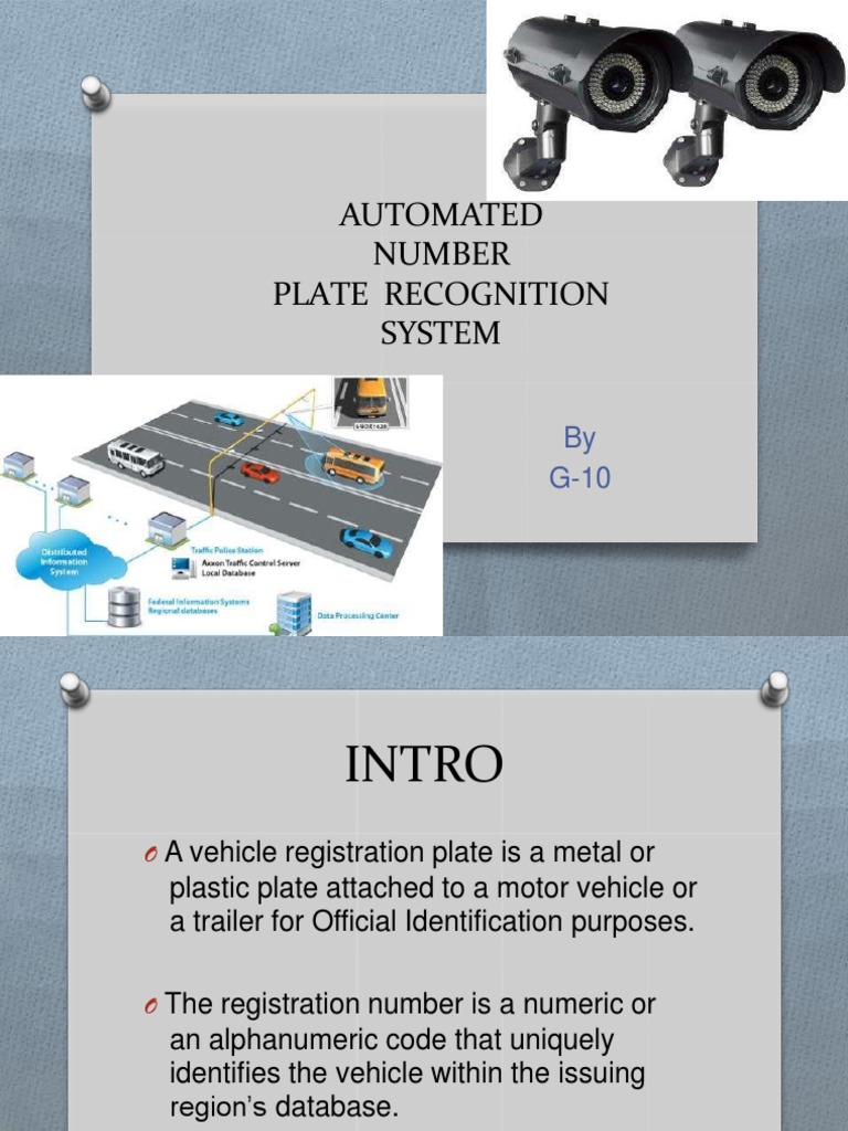Automated Number Plate Recognition System | PDF | Electronics | Computing