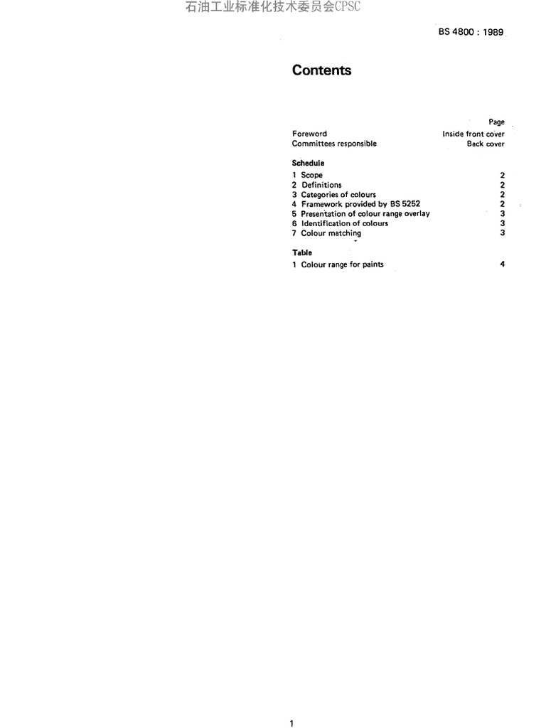 BS-4800 - Identification Colour Codes PDF | PDF