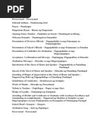 Script Emcee Tagalog Graduation2022 | PDF