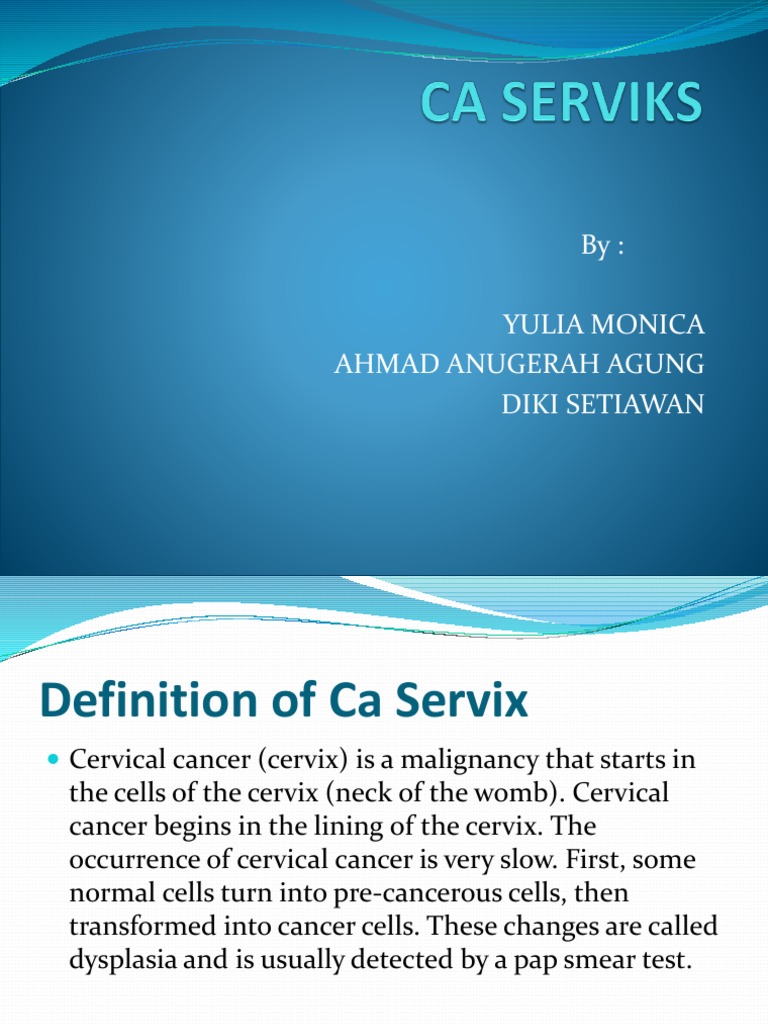 CA Serviks Pepete Stikes Muhammadiyah Pringsewu | PDF | Bleeding | Cancer