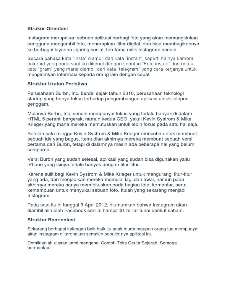 Teks Instagram | PDF