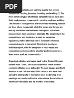 Throwing Events | PDF | Track And Field | Athletic Sports