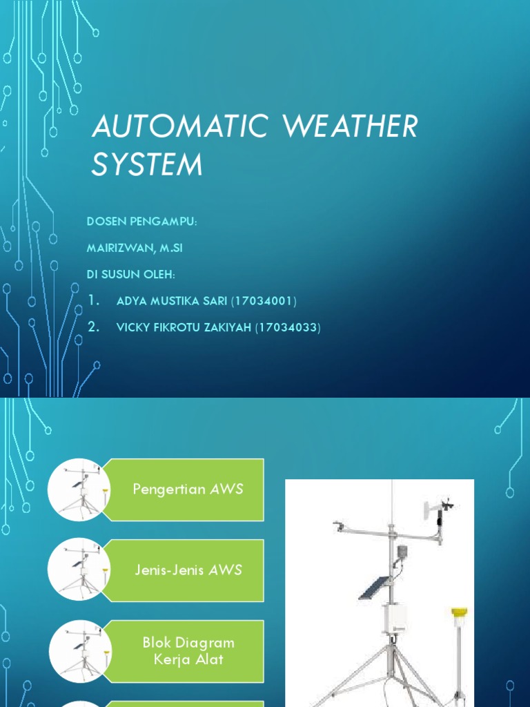 Automatic Weather System | PDF