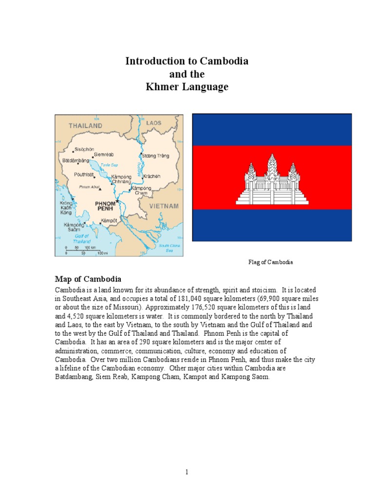 Introduction To Cambodia | PDF | Cambodia