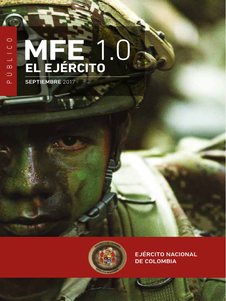 Mfe 1.0 El Ejercito de Colombia | PDF | Militar | Ciencia militar