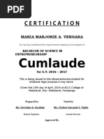 Grammarian Certificate | PDF