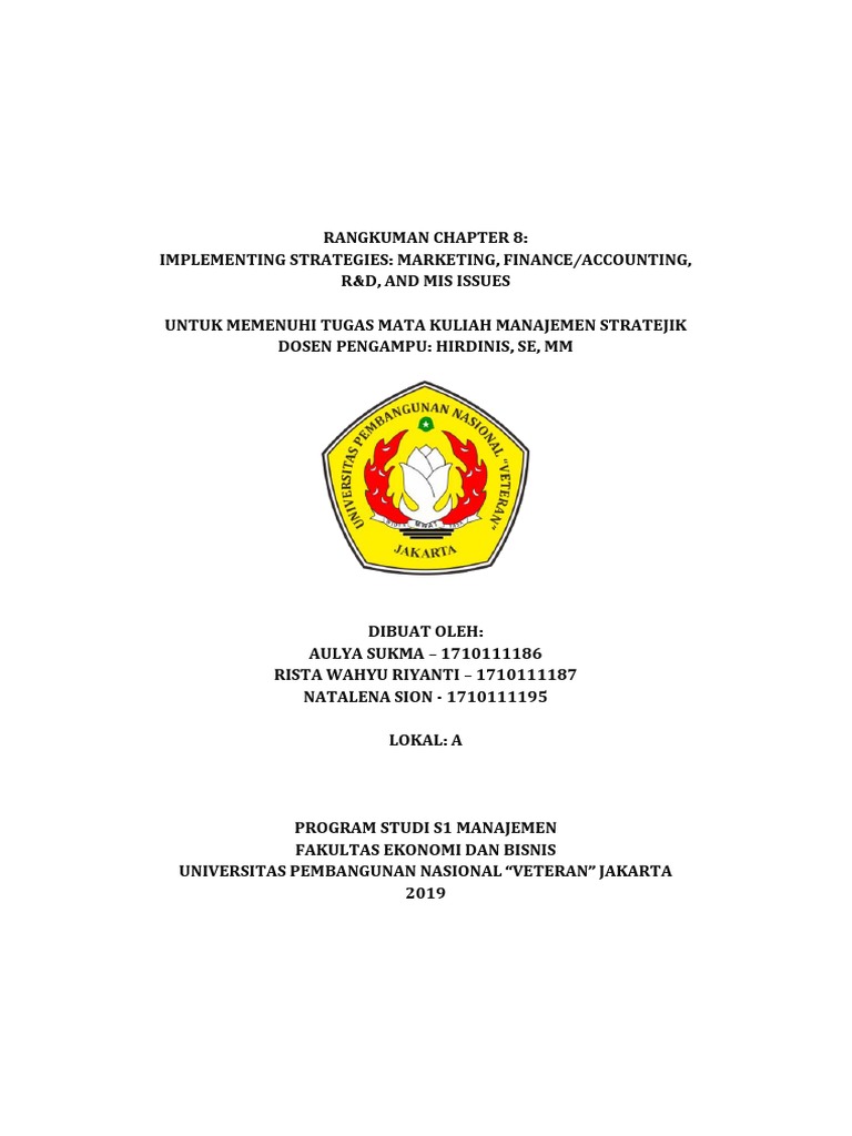 Tugas - 2 (Rangkuman Chapter 8) | PDF