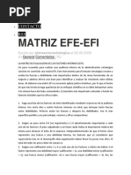 Matriz Efe y Efi | PDF | Coca Cola | Marca