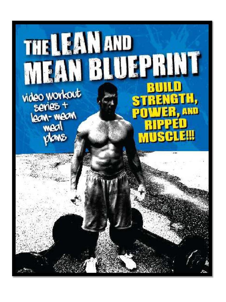 Lean and Mean Blueprint | PDF | Physical Exercise | Strength Training