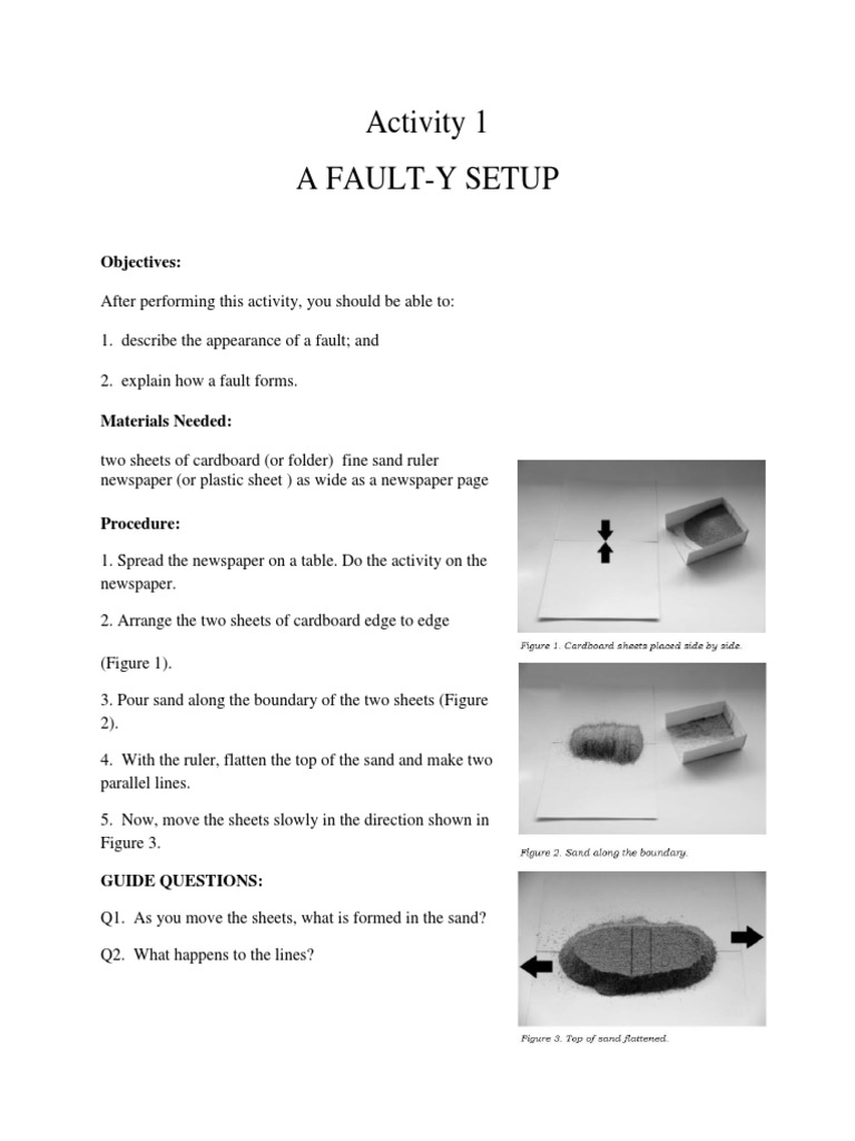 Activity Faulty Setup | PDF