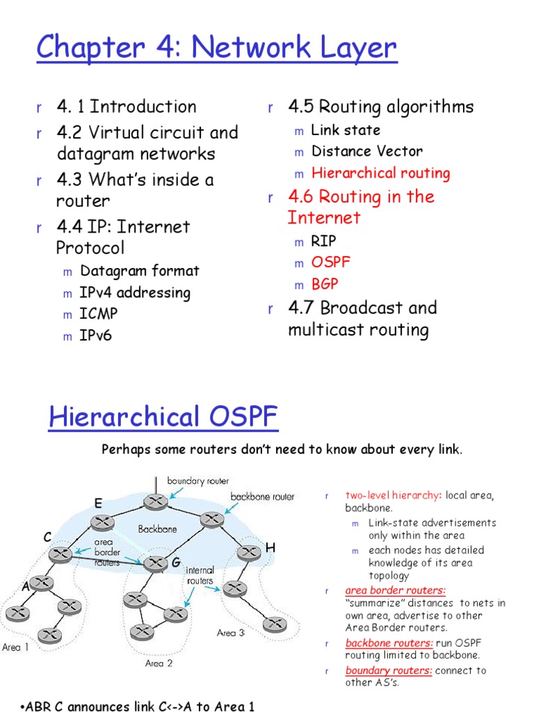 Hierarchical and BGP | PDF | Routing | Router (Computing)