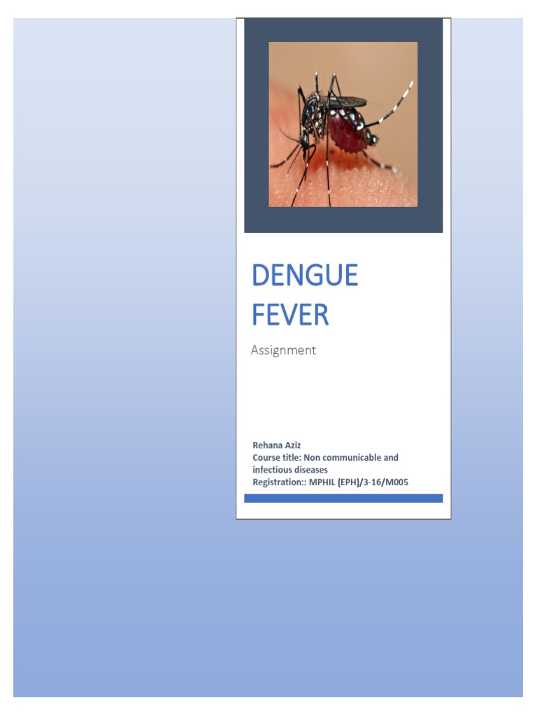 Dengue Fever: Assignment | PDF | Public Health | Infection
