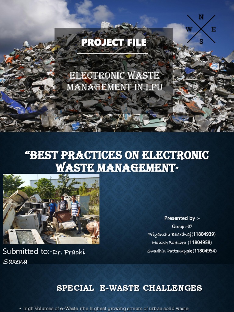 Best Practices in E-Waste Management | PDF | Electronic Waste | Waste ...