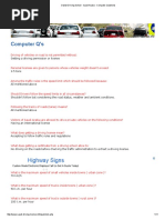 Saudi Driving License Test Guide | PDF