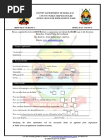 Kilifi County Job Application Form | PDF | Diploma | Qualifications