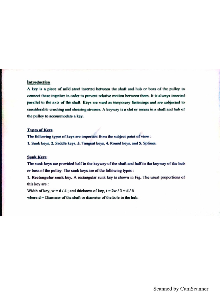 Keys and Coupling | PDF