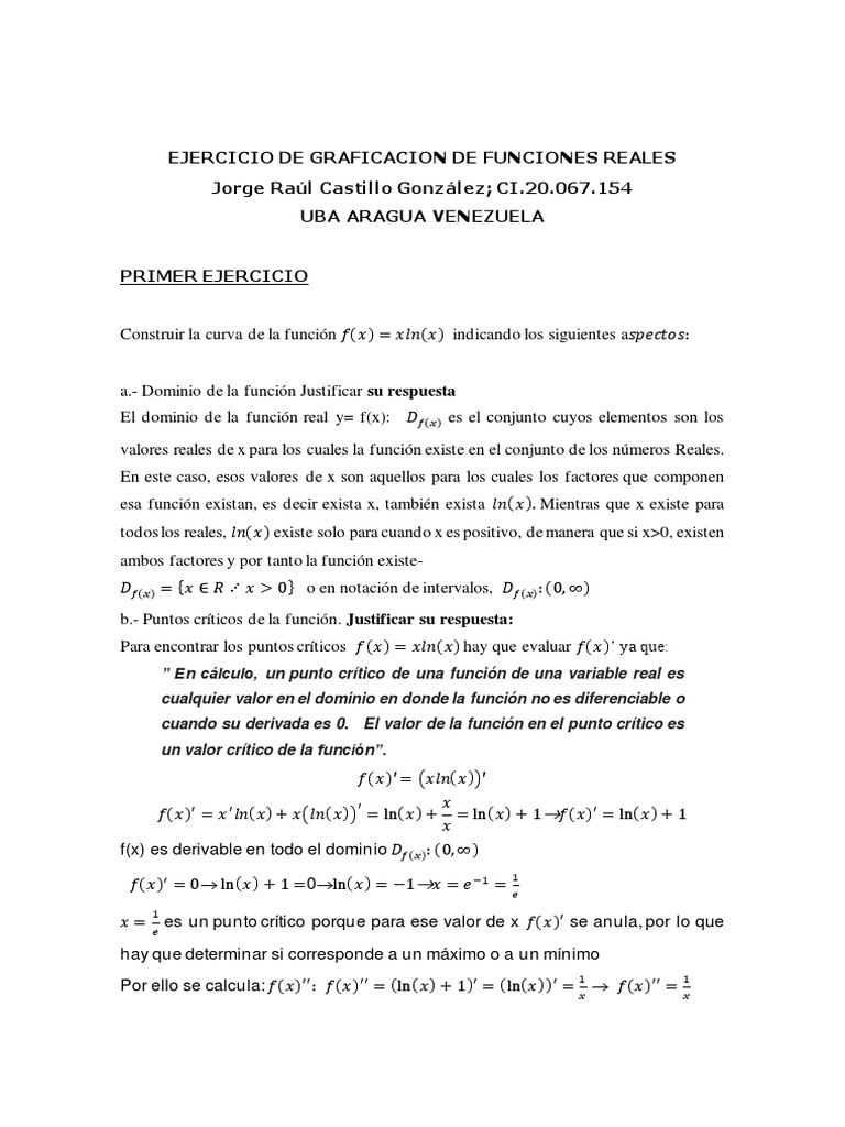 Ejercicio Graficacion Funciones R | PDF | Derivado | Conjunto convexo