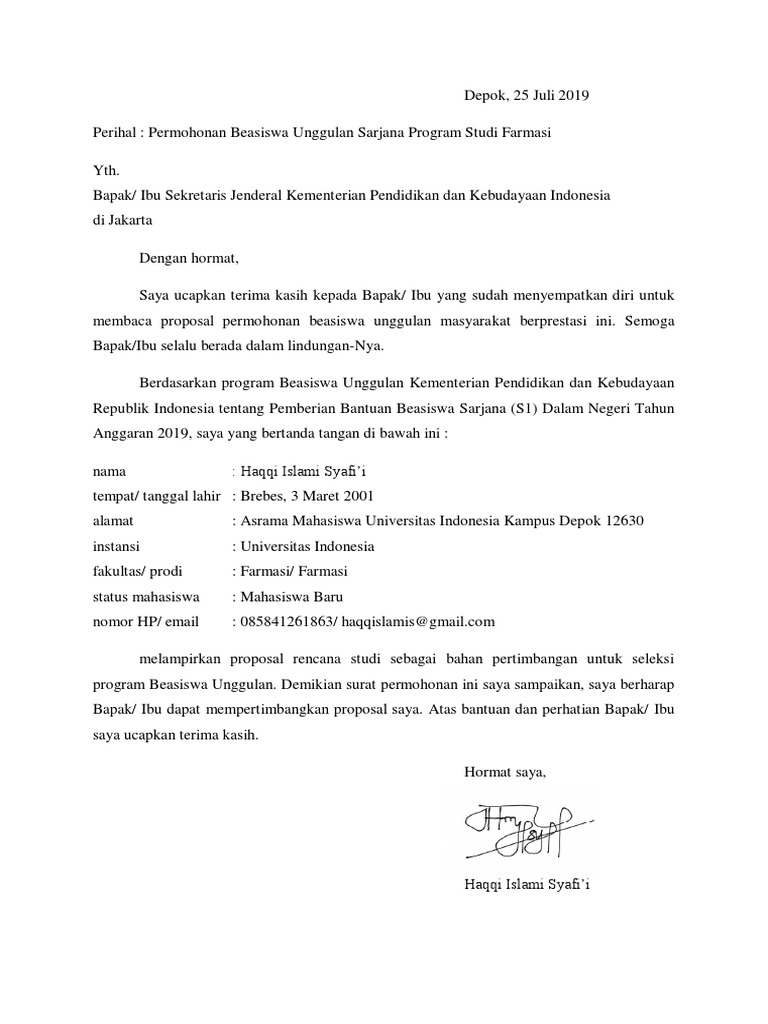 Proposal Rencana Studi Kuliah PDF | PDF