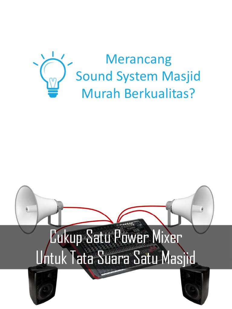 Power Mixer For All Masjid | PDF